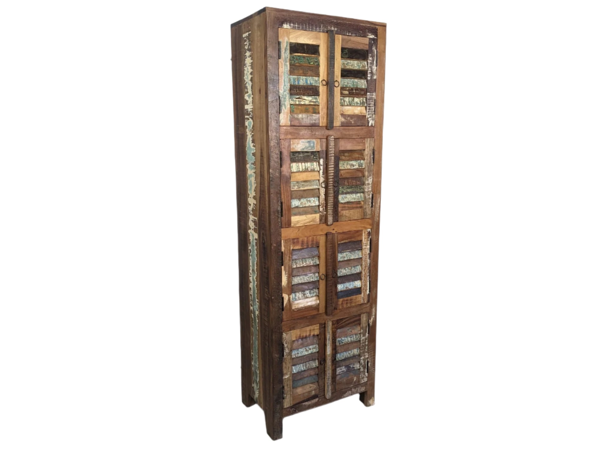 8-Door Balan Cabinet in Recycled Wood – Exotik Mobilier