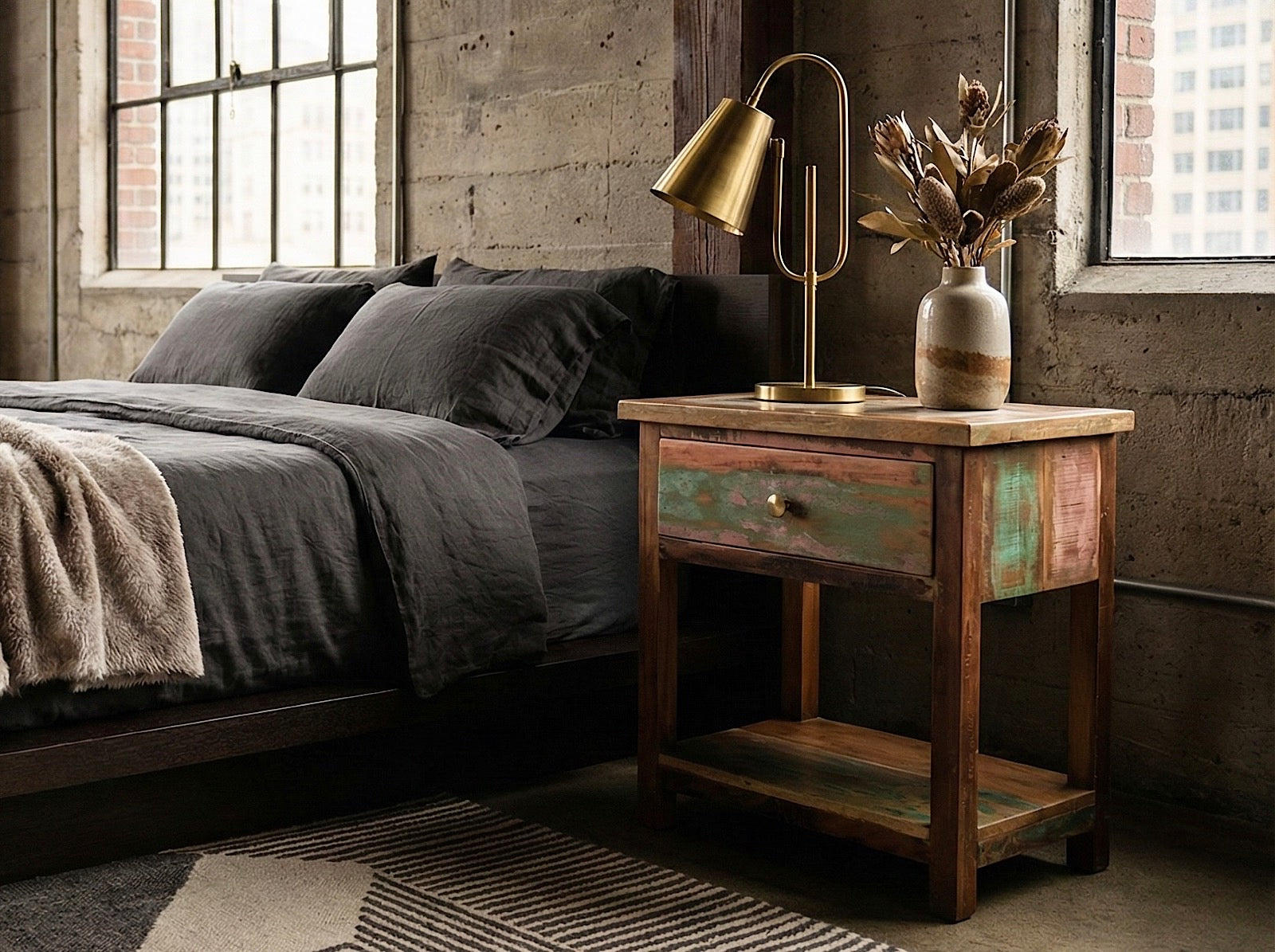 Table de chevet Nasta – Exotik Mobilier